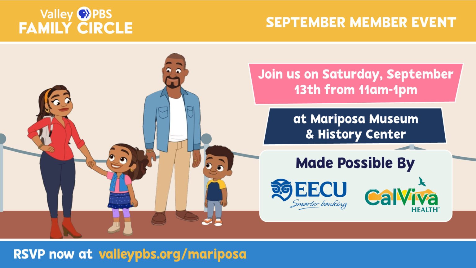 RSVP for Family Circle Mariposa Museum & History Center – September 13 ...